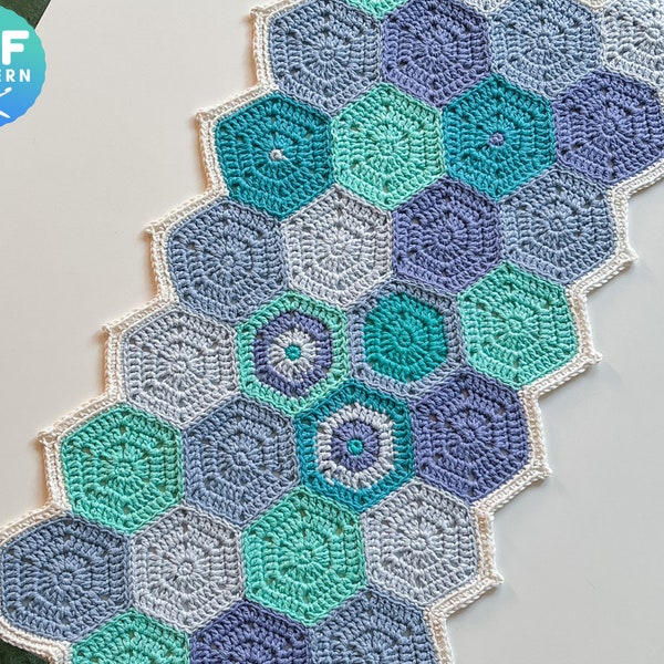 Hexagon Table Runner Patterns - Etsy