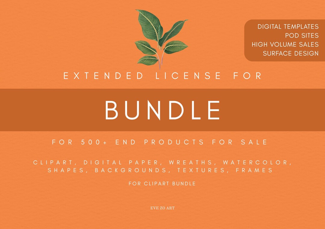 Extended License: Clipart Bundle – for Clipart Bundle | by Eve Zo Art ...