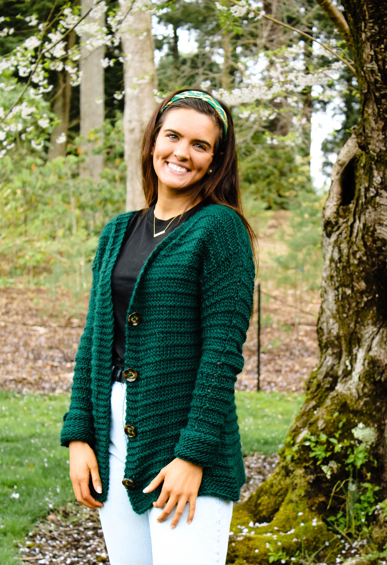 Spring Blooms Cardigan || Knit Pattern - Etsy
