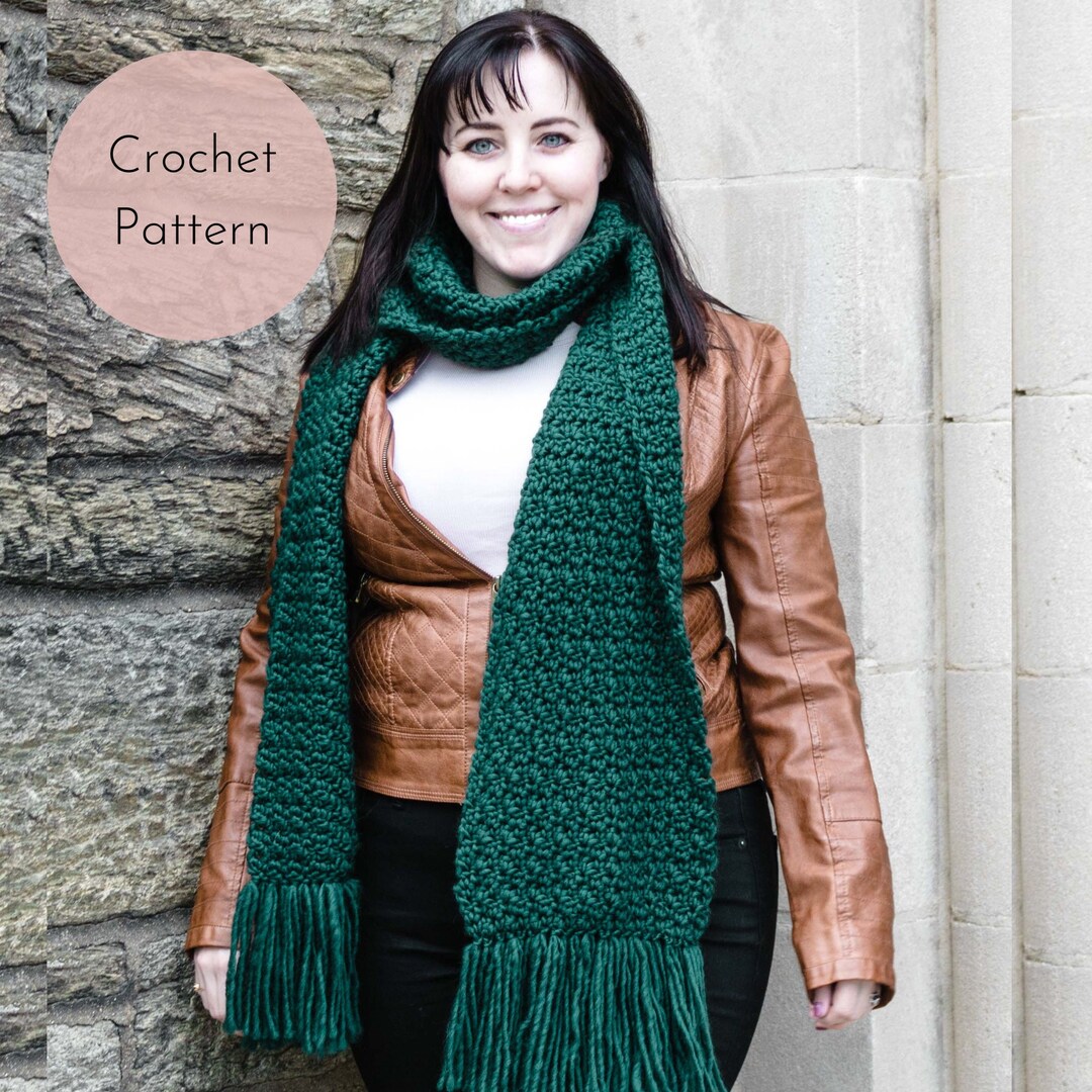 Adventurer Scarf || Crochet Pattern - Etsy