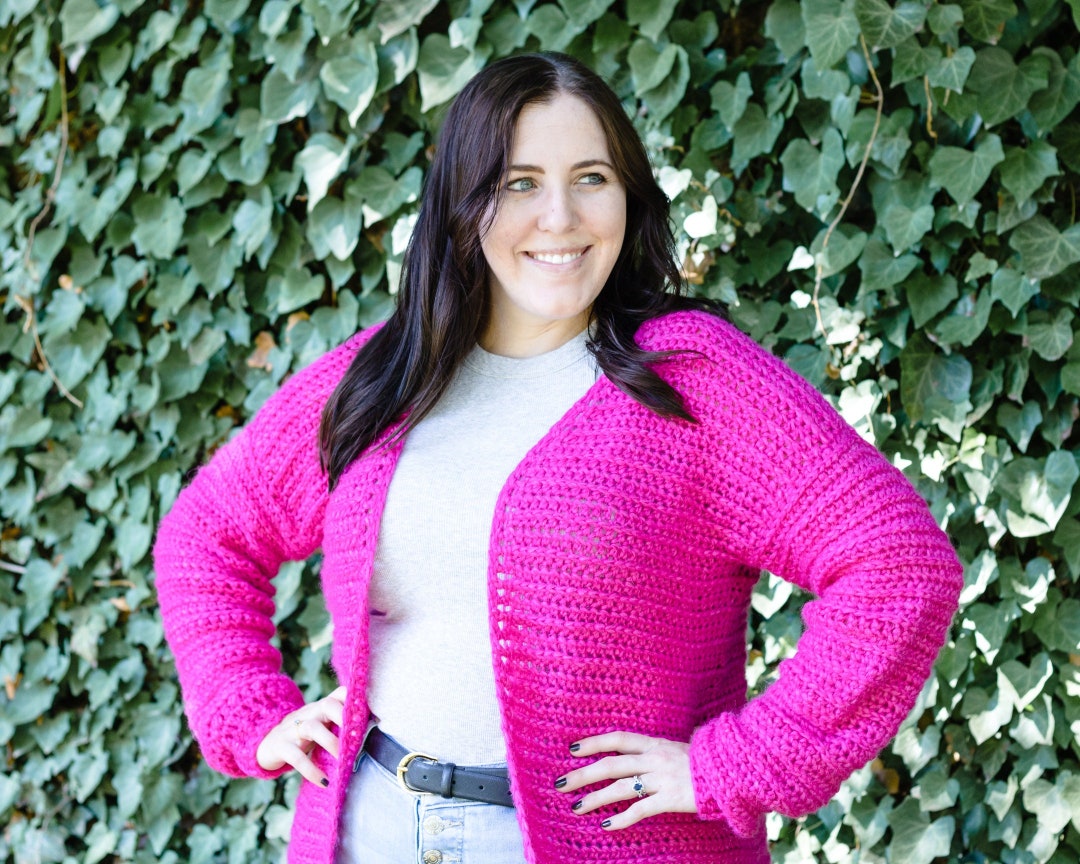 Party Cardi: Beginner Crochet Cardigan Pattern (PDF Download) - Etsy