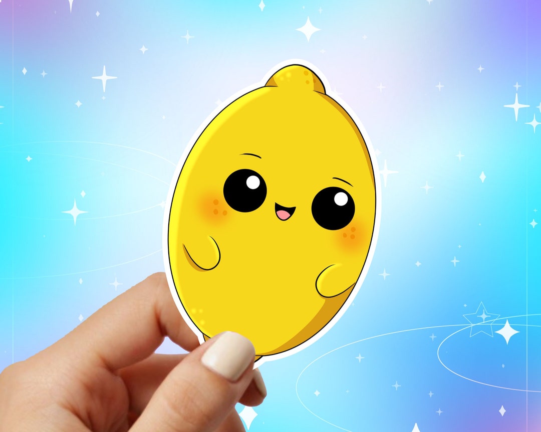 Lil Lemon Vinyl Sticker - Etsy