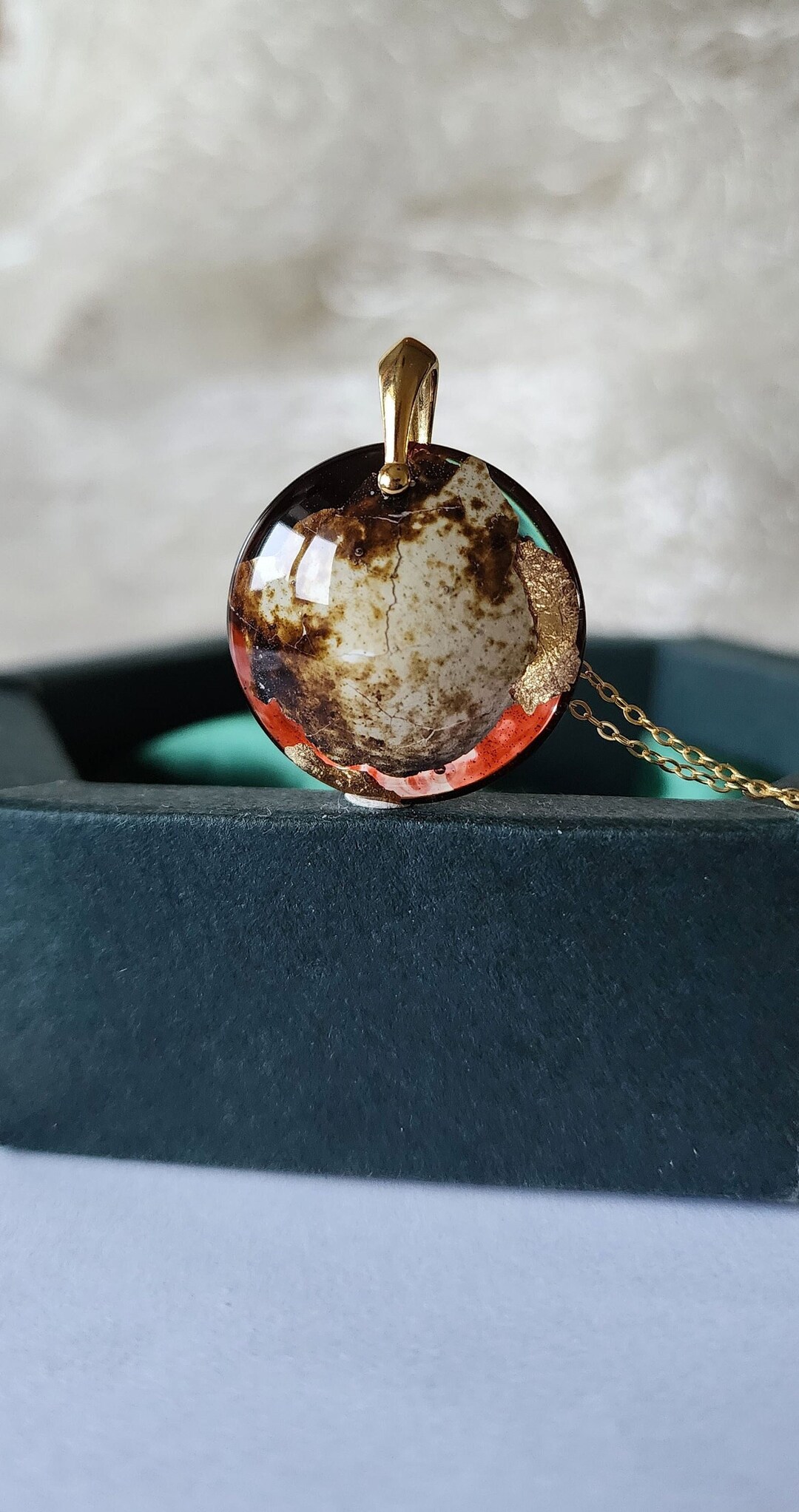 Real Quail Egg Shell Necklace Handmade Sterling Silver Gold Bio Organic ...
