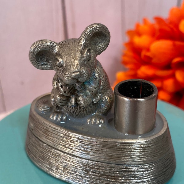Pewter Mouse - Etsy