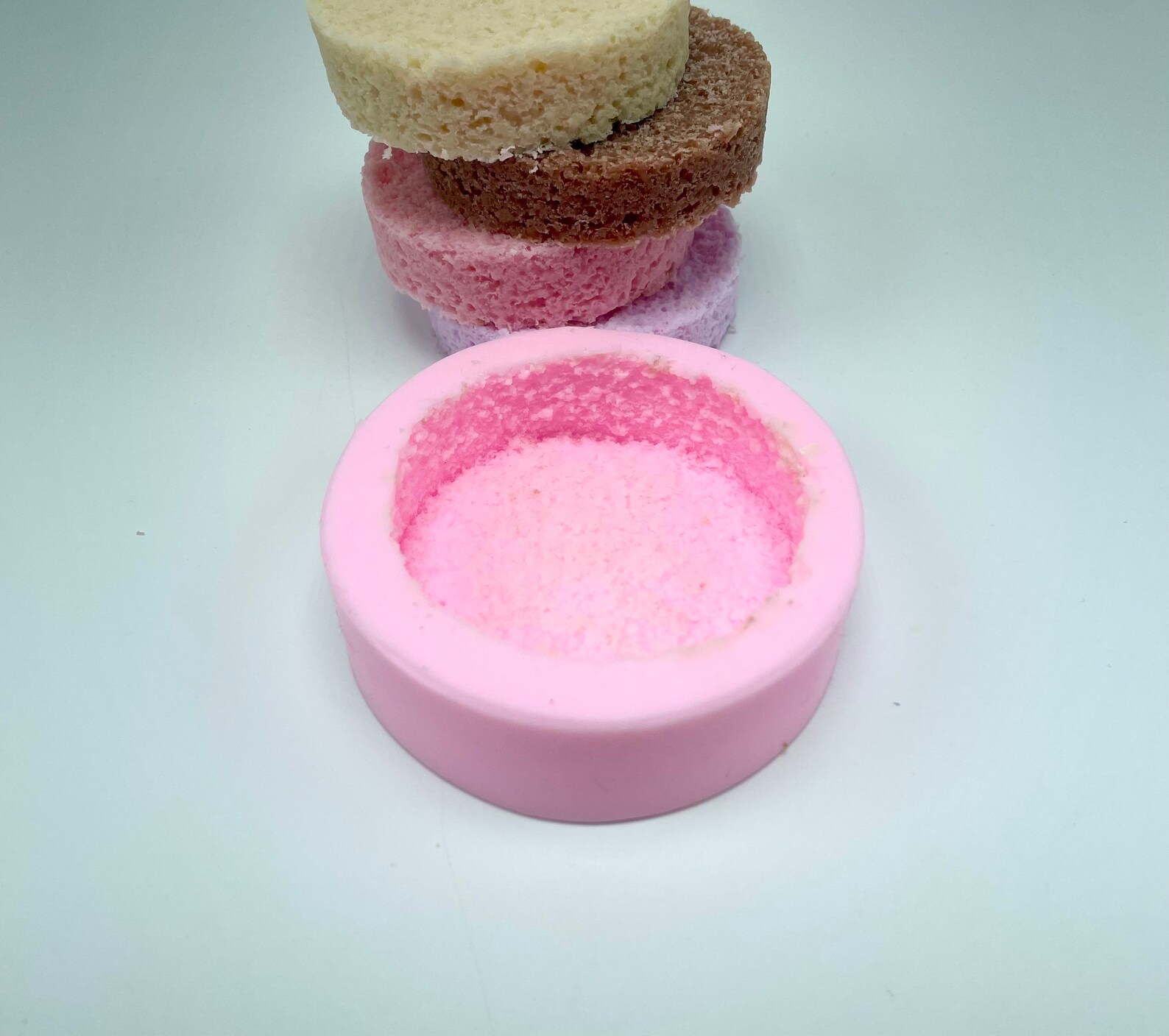 2.8" Sponge Cake Mold. Silicone Cake Mold. Piece of Cake Mold. Round ...