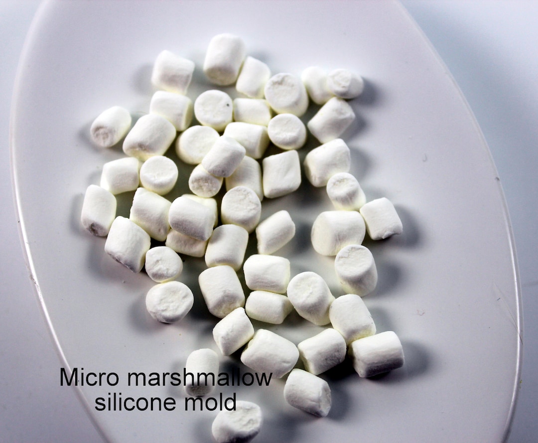Micro Marshmallow Silicone Mold 35 Cav. Realistic Micro Marshmallow ...
