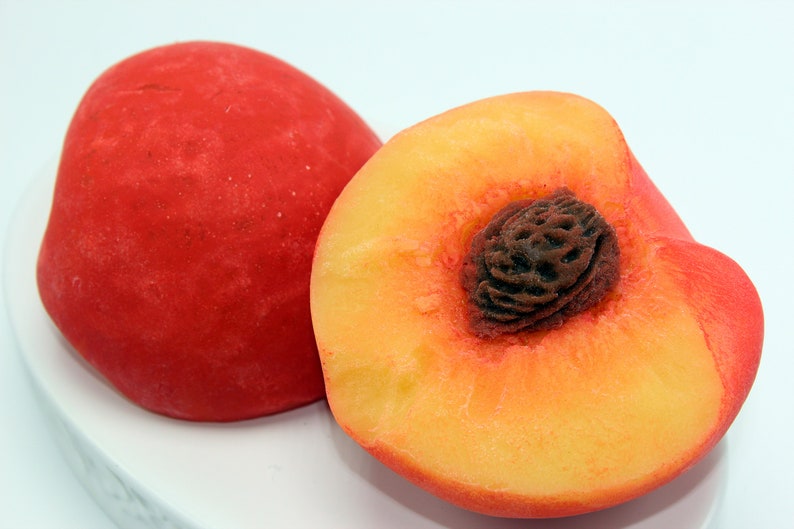 3d Peach Silicone Mold. Realistic Peach Mold. Wax Candles - Etsy