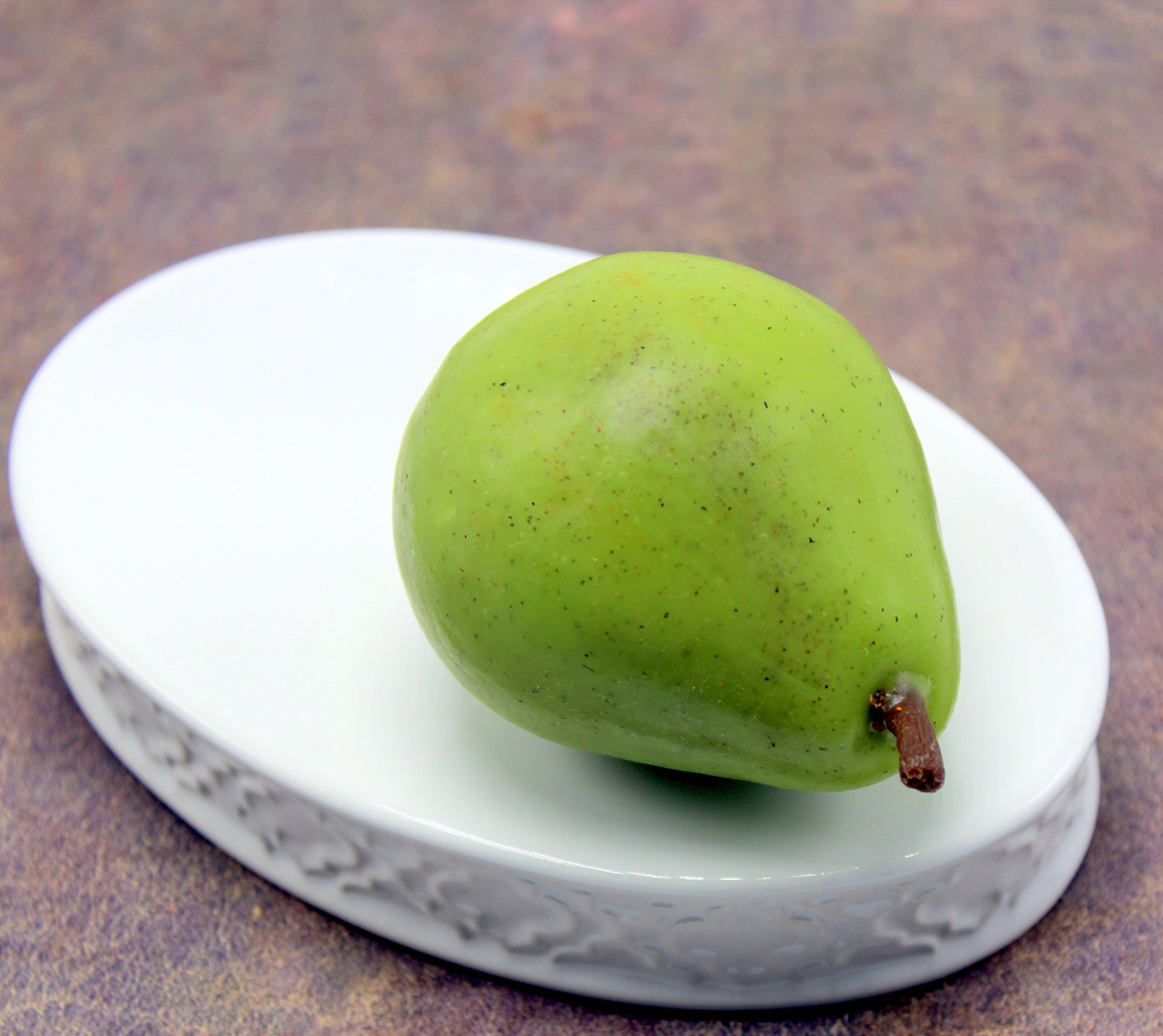 Whole Pear silicone mold. Large 3d fruit silicone mold for | Etsy