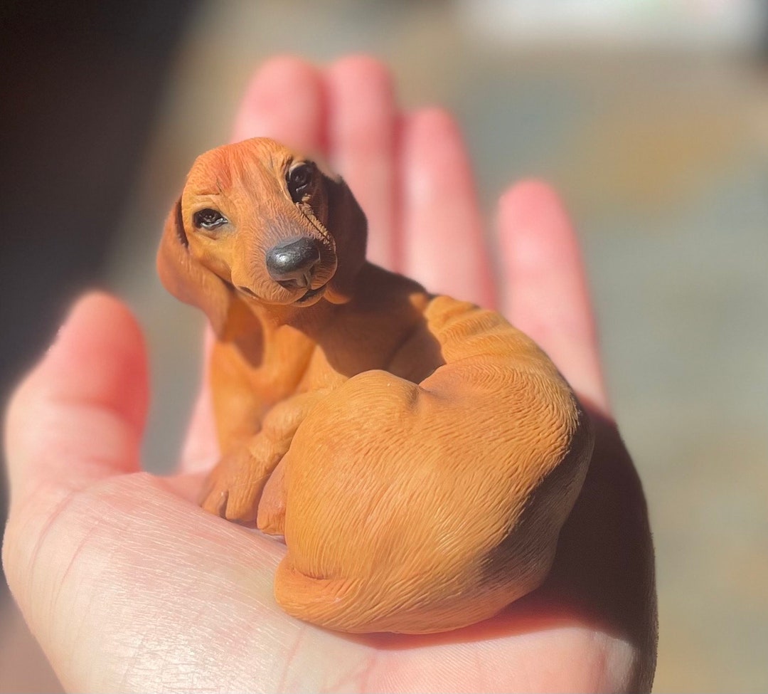 3d Dachshund Dog Mold for Wax Soap Concrete Epoxy Resin Etc.. Weiner ...