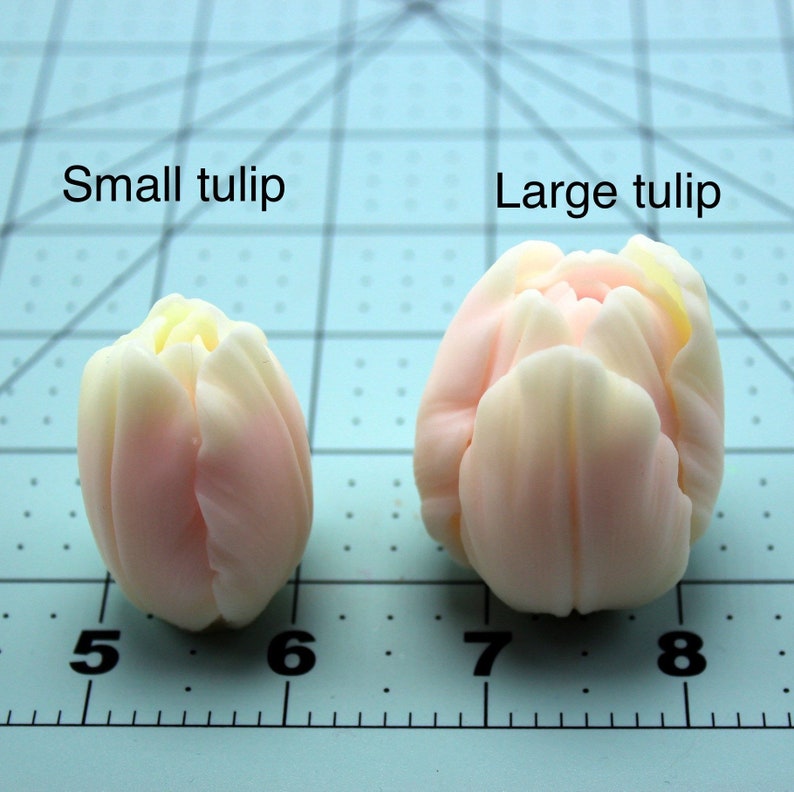 Super Realistic Tulip Silicone Mold. Craft Mold. Flower Silicone Mold ...