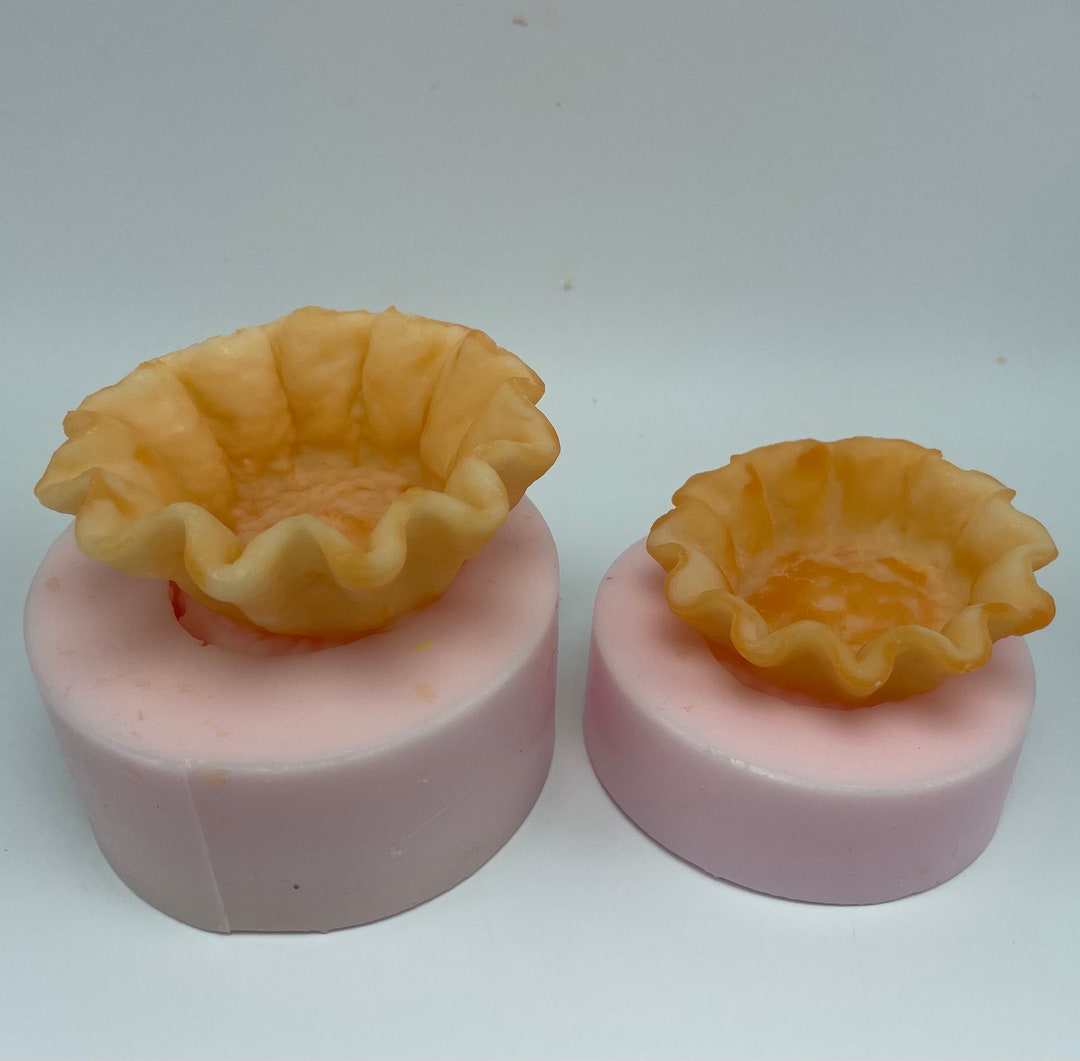 Pie Tart Crust Silicone Mold. Food Shape Mold. Molds for Soap, Resin ...