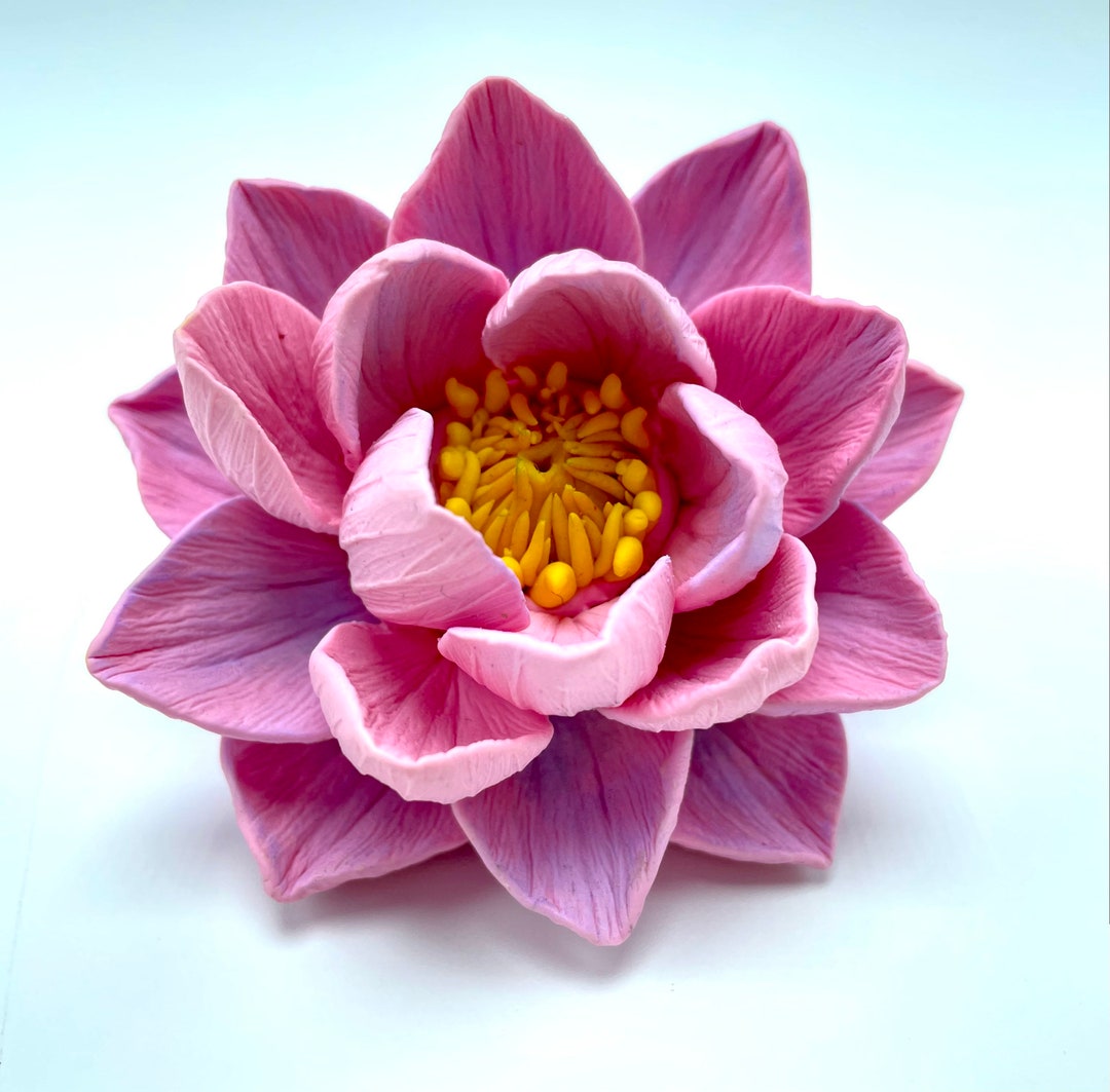 3d Water Lily Silicone Mold for Craft. Lotus Water Lily Flower Mold ...