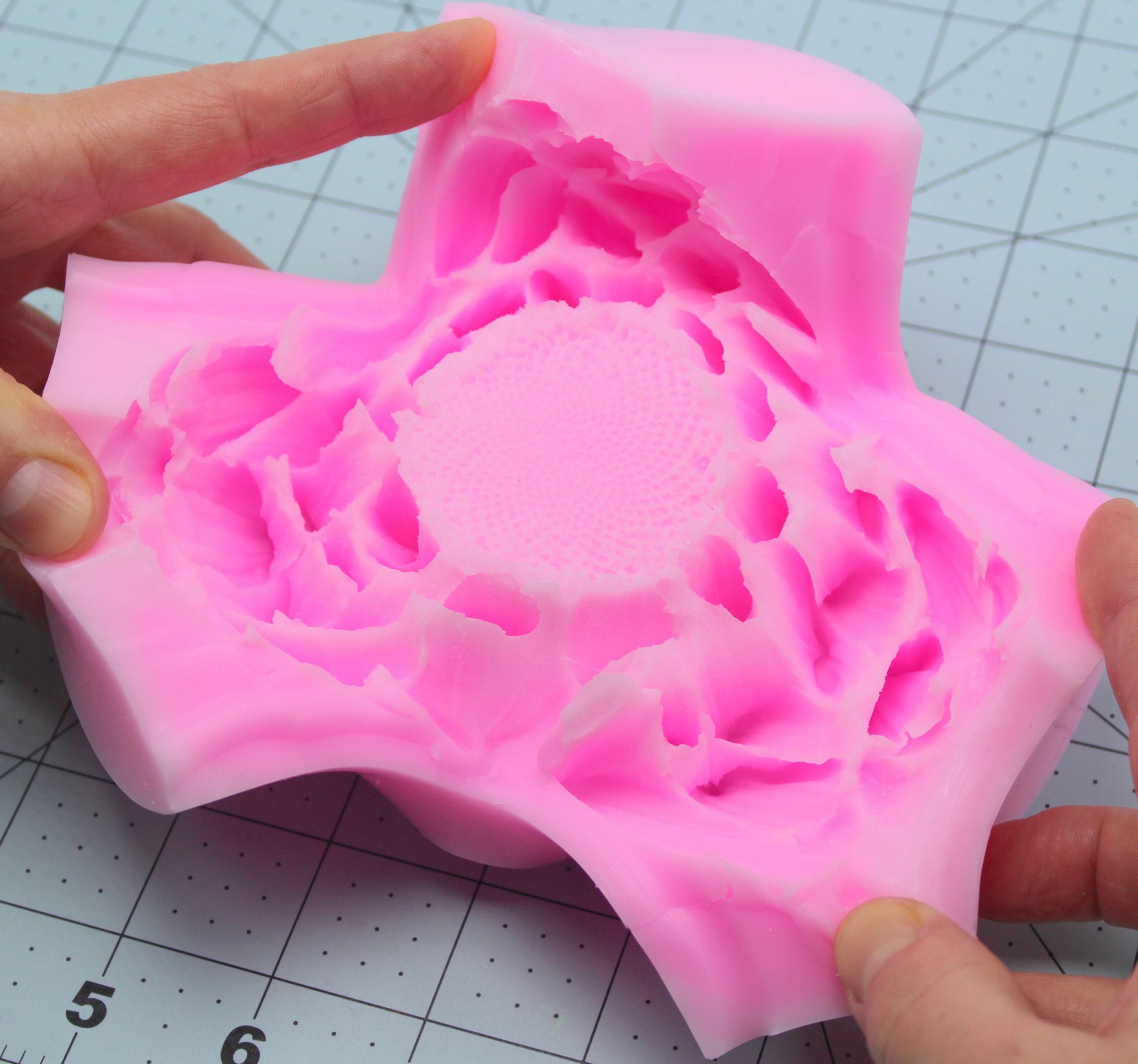 3d Sunflower mold. Silicone mold. Large Flower silicone Mold | Etsy