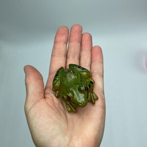 Small 3d Frog Silicone Mold. 3d Frog Mold for Soap Concrete Epoxy Resin ...