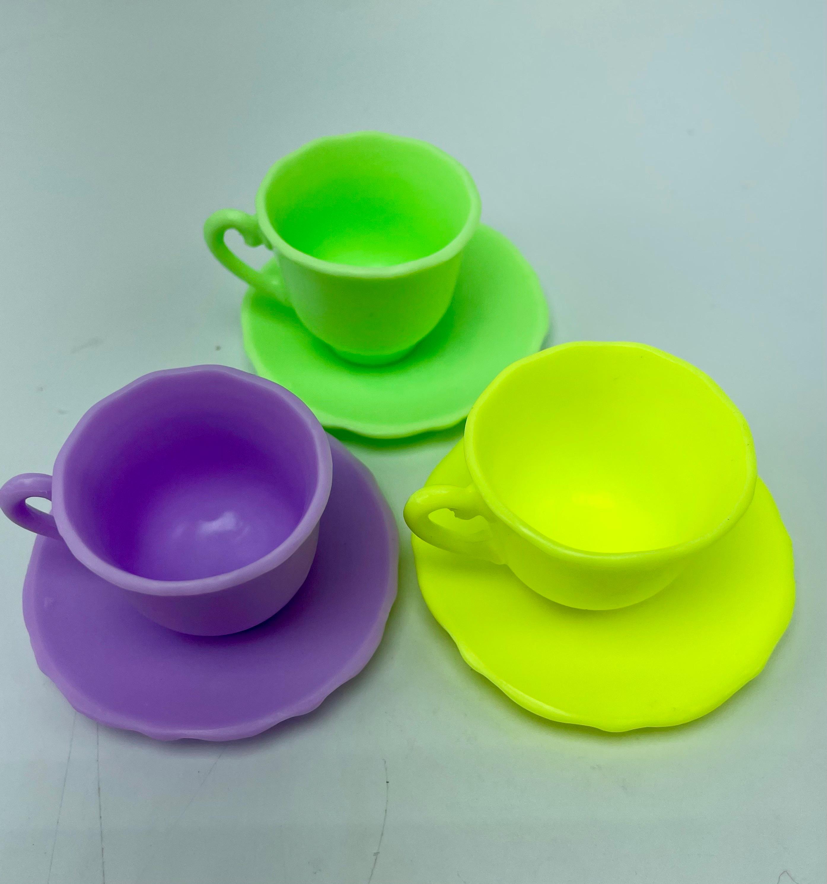 Mini Tea Cup Saucer Mold. Hot Chocolate Cup Food Grade Silicone Mold ...