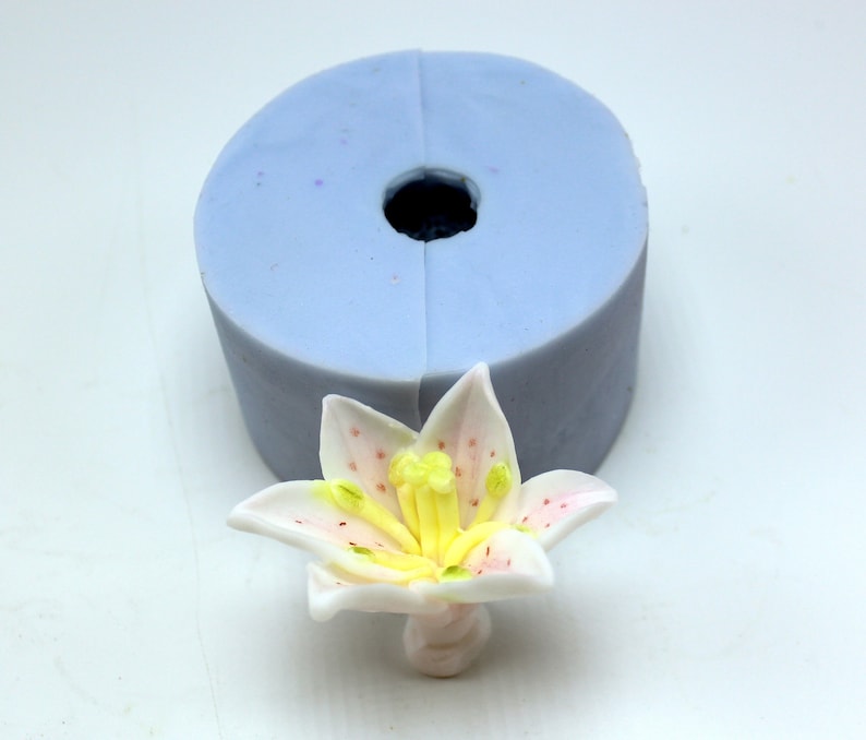 Lily Silicone Mold for Soap. Floral Mold. Tiger Lily Mold | Etsy