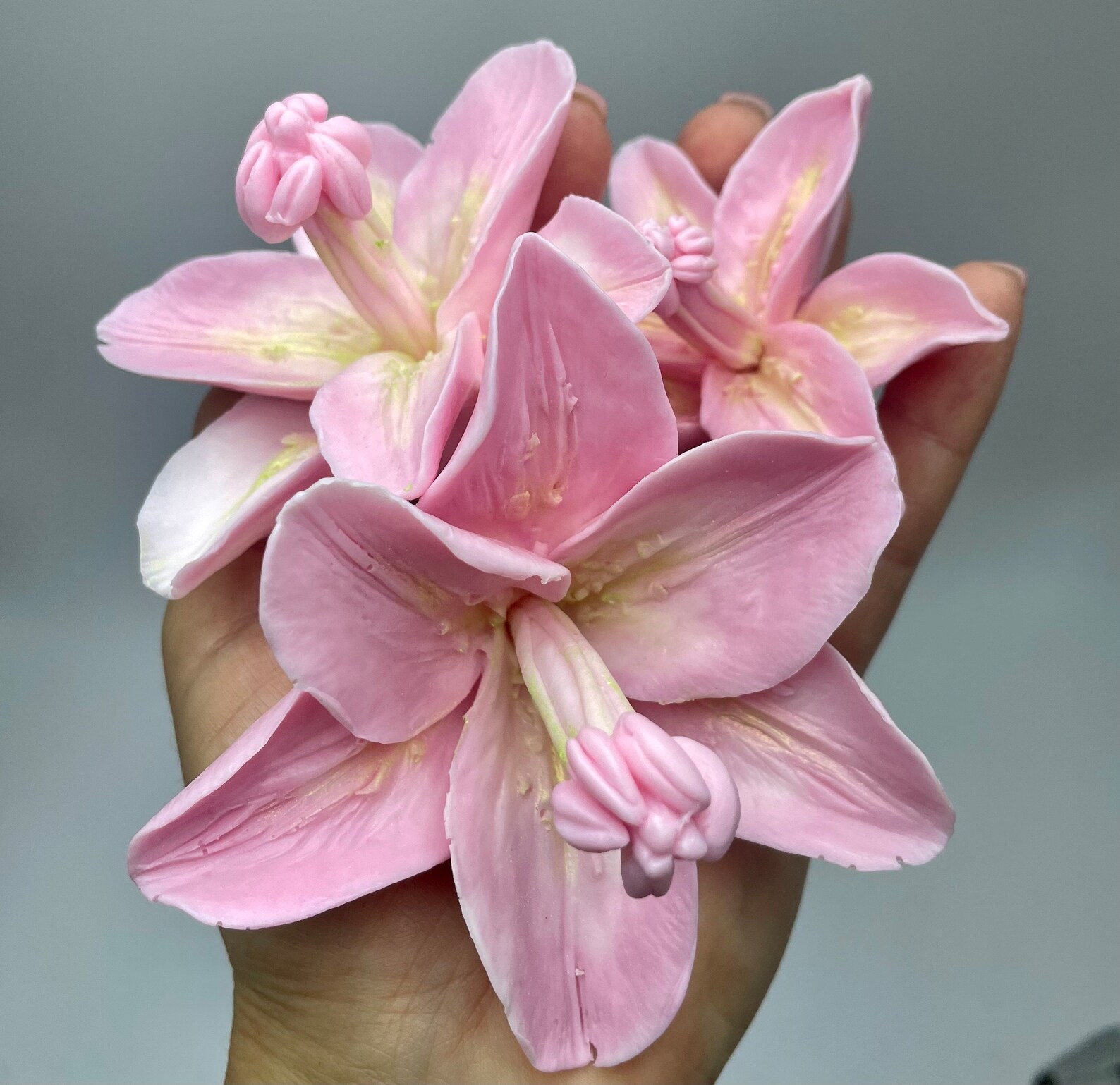 Lily Daylily Silicone Molds for Soap. 3d Large Flower Mold. Tiger Lily ...