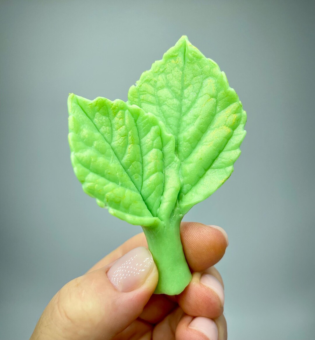 3d Leaf Silicone Mold. Hydrangea Silicone Mold for Soap Epoxy Resin Wax ...