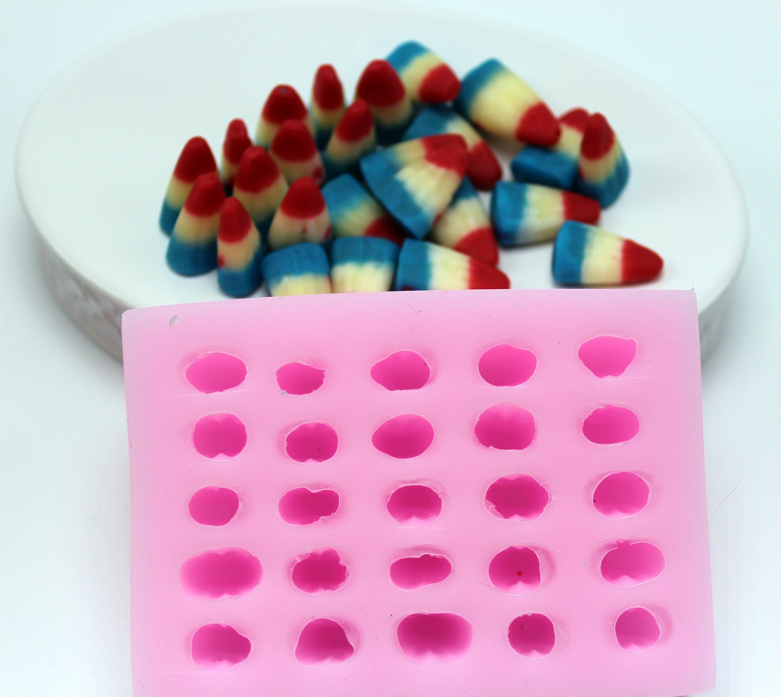 Candy Corn Silicone Mold. Realistic Candy Corn Food Shape Mold. Soap ...