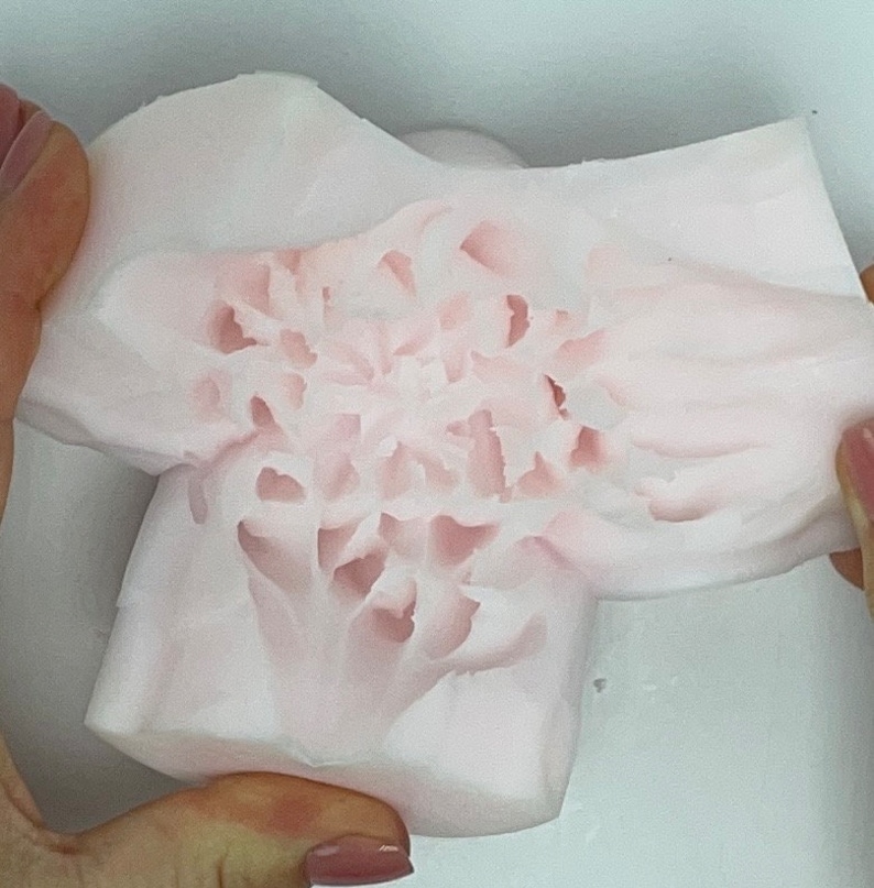 Chrysanthemum Aster Silicone Mold. Floral 3d Food Grade Mold for Zefir ...