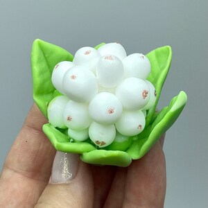 Snowberry Silicone Mold for Soap. Epoxy Resin Mold. Fake Snowberry Bush ...
