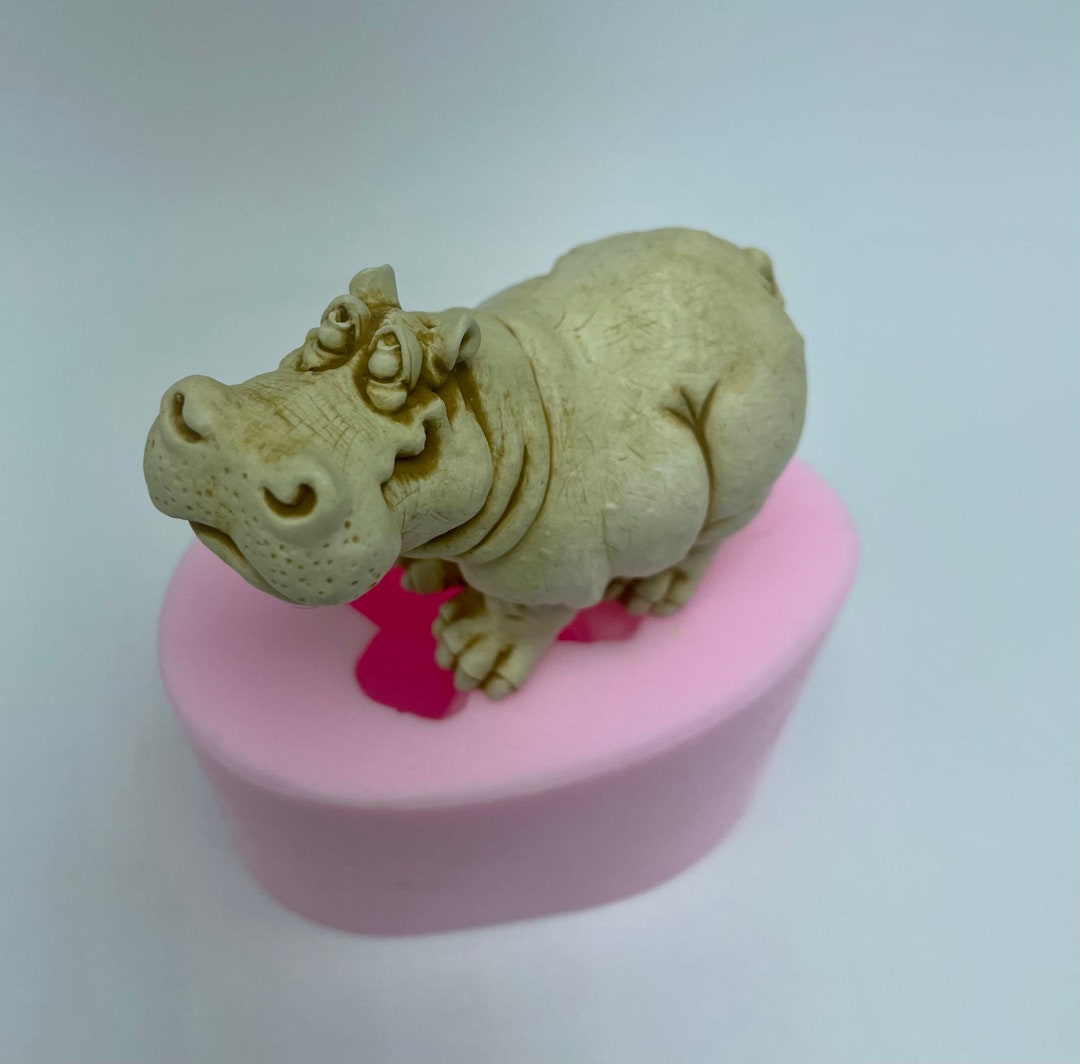 3d Hippo Silicone Mold. 3d Hippocampus Mold for Wax Soap Concrete Epoxy ...