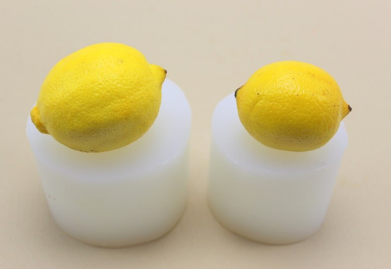 3d Whole Lemon Silicone Mold. Realistic 3d Lemon Fruit Mold. Epoxy ...