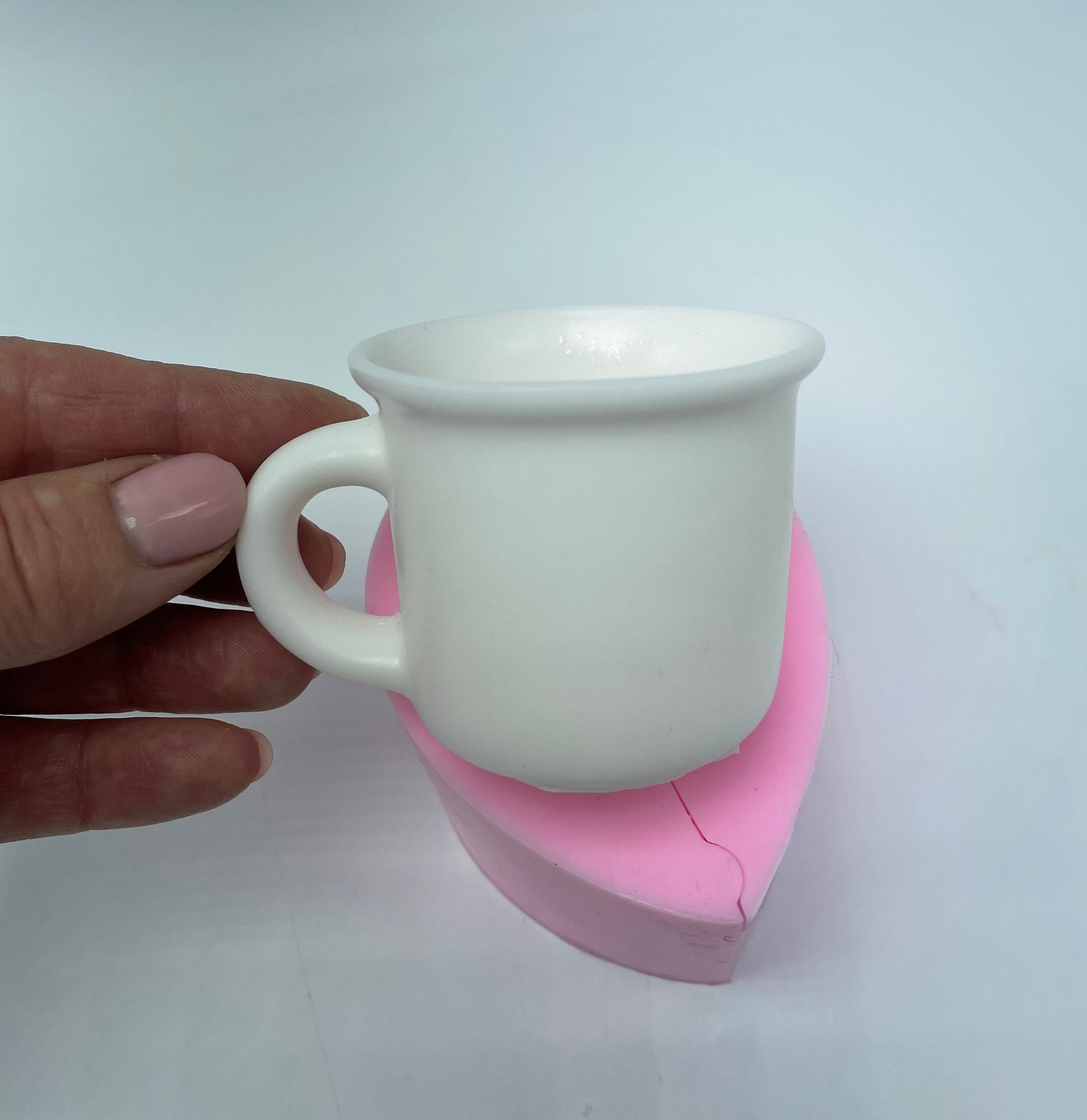 Coffee Mug Mold. Tea Cup Mold. Hot Chocolate Cup Craft Silicone Mold ...