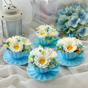 Tea Cup Saucer Silicone Mold. Coffee Cup Craft Food Grade Silicone Mold ...