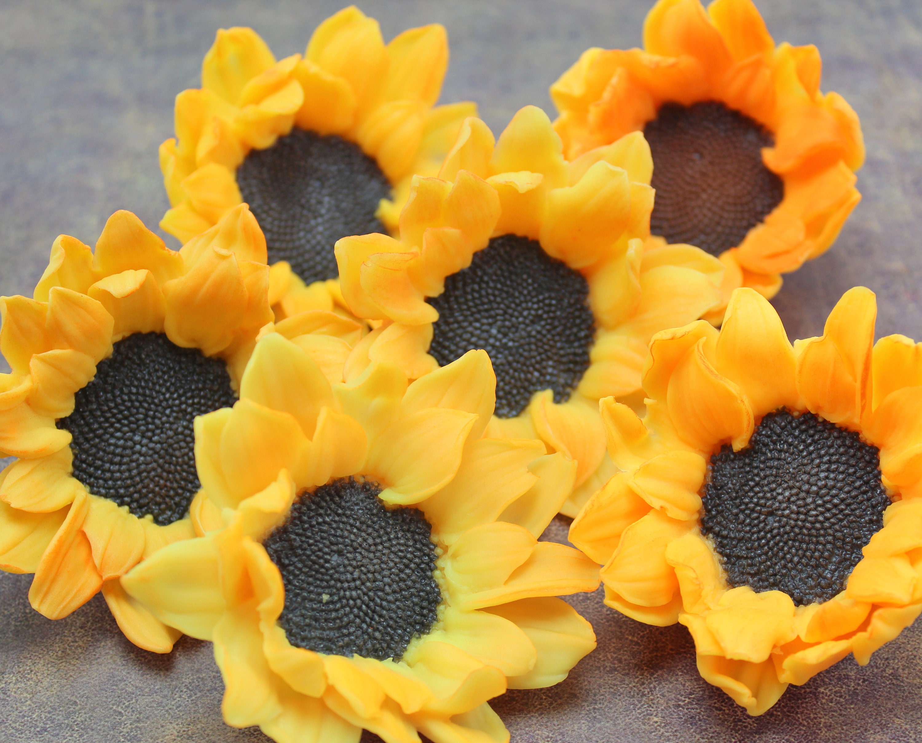 3d Sunflower Mold. Silicone Mold. Large Flower Silicone Mold for Soap ...