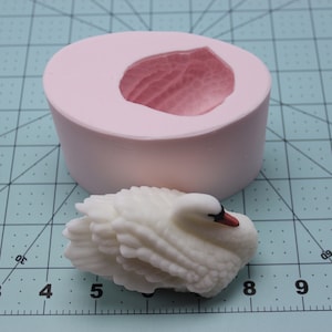 SWAN 3d Silicone Mold. Large Swan Silicone Mold. Swan Mold for Soap ...