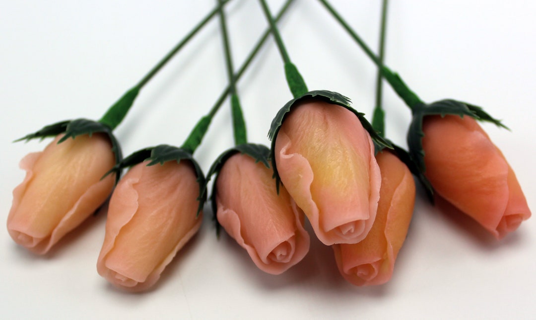 3d Rose Bud Silicone Mold for Soap. Food Grade Silicone Mold for ...