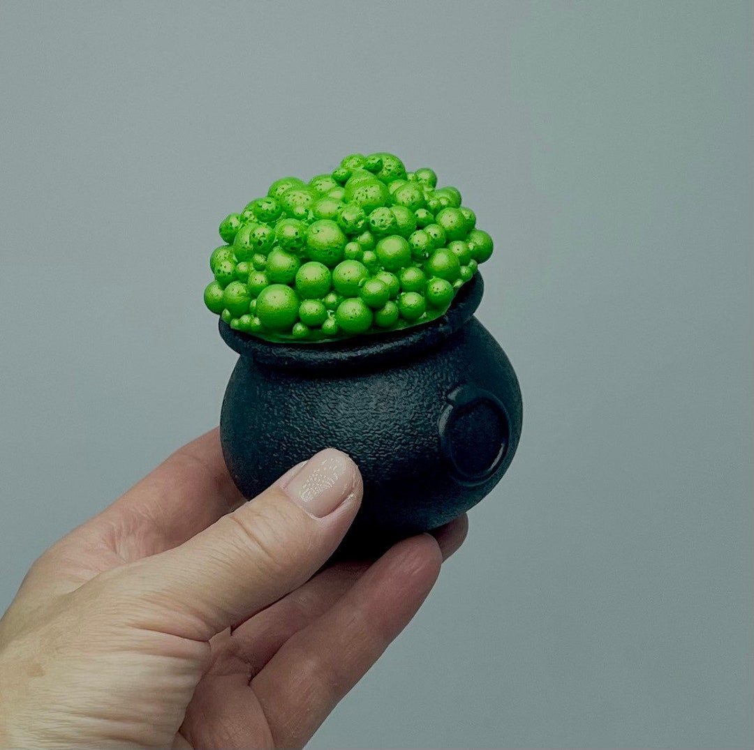 Cauldron With Bubbles Silicone Mold. Halloween Mold for Soap, Epoxy ...