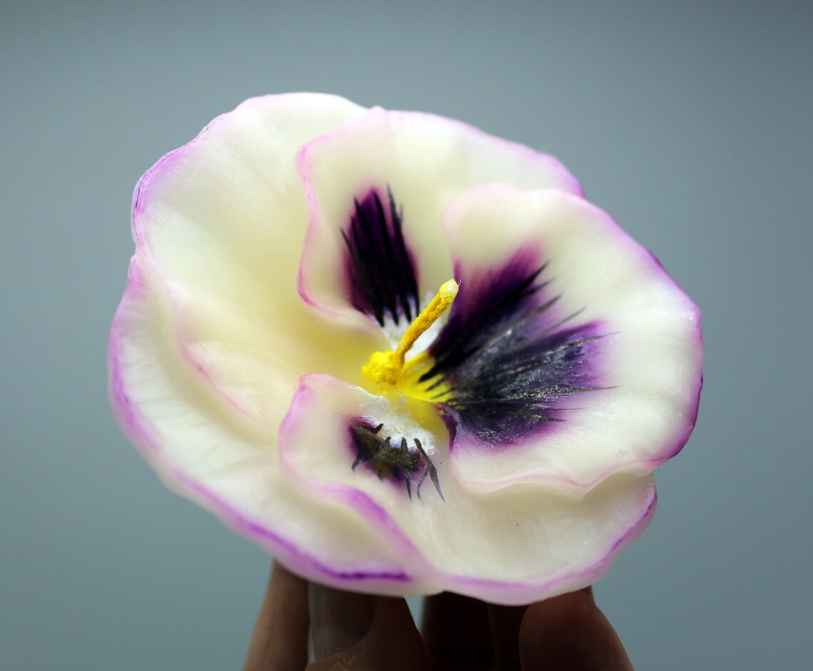 Pansy Silicone Mold. Violet Candle Silicone Mold. Viola Soap | Etsy