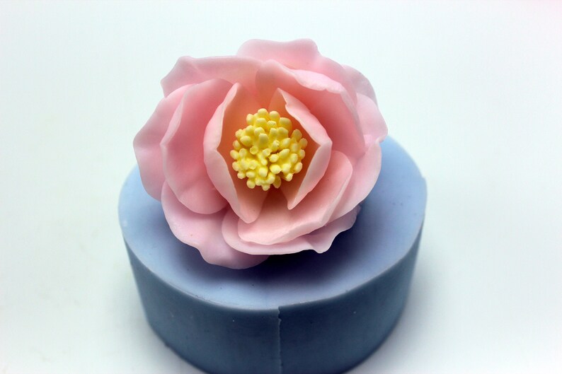 3d Magnolia Silicone Mold. Southern Magnolia Silicone Mold for Soap ...