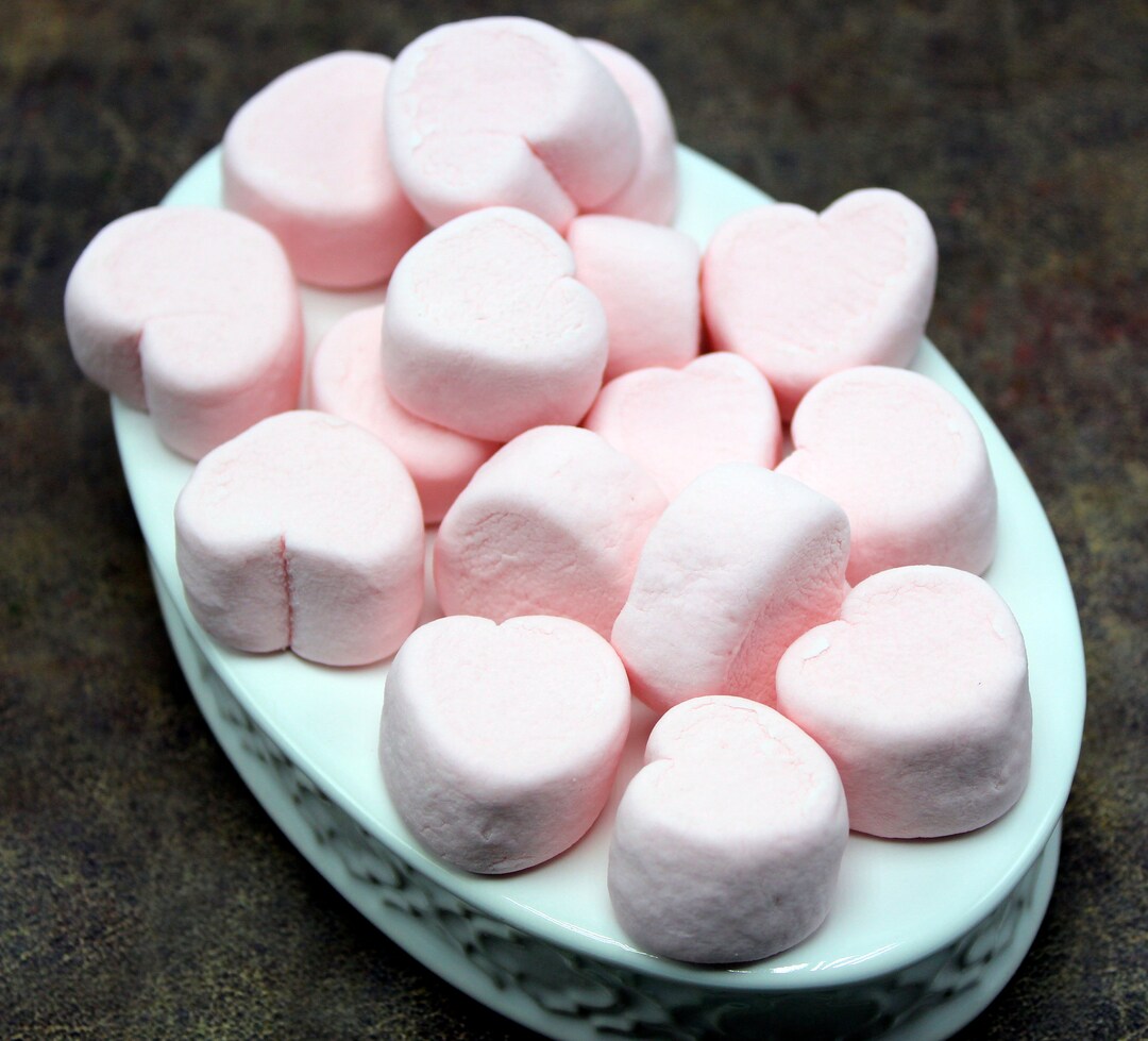 Heart Marshmallow Silicone Mold. Realistic Marshmallow. Food Shape Mold ...
