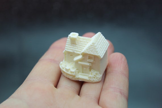Tiny 3d House Silicone Mold. Small House Mold. Epoxy Resin | Etsy
