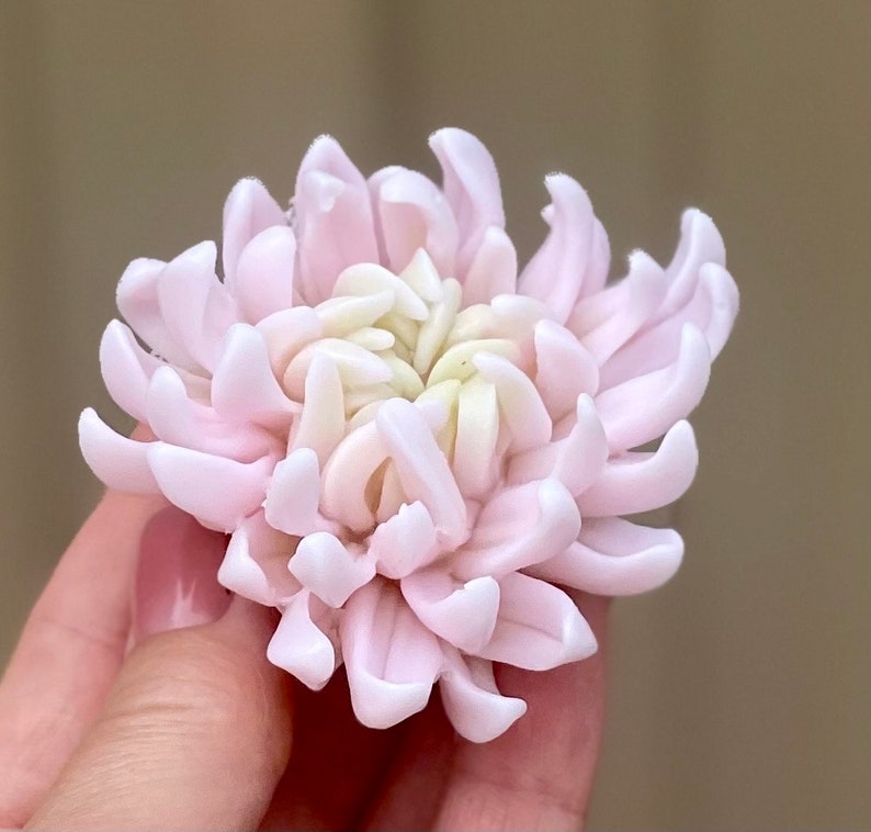 Chrysanthemum Aster Silicone Mold. Floral 3d Food Grade Mold for Zefir ...