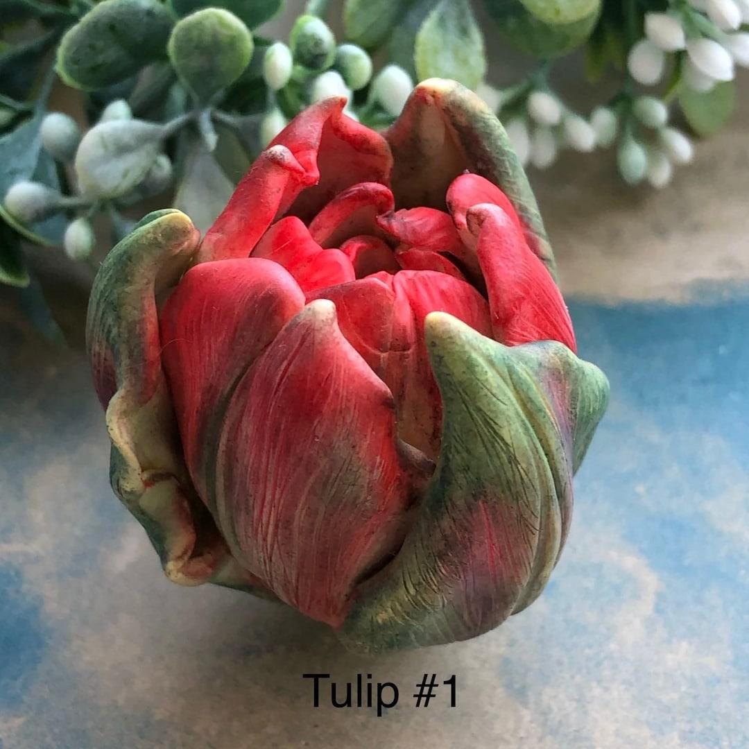 3d Tulip Silicone Molds. Craft Mold. Flower Silicone Mold. Soap Making ...