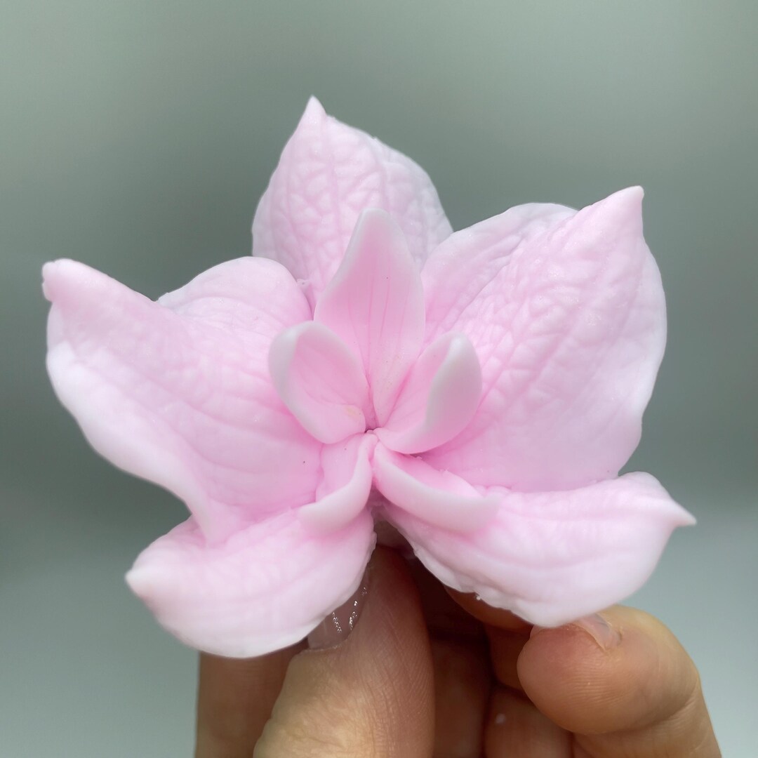 3d Small Orchid Flower Silicone Mold. Orchid Flower Food Grade Silicone ...