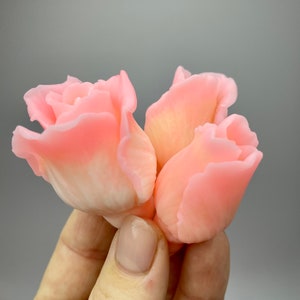 Rose Bud Set Silicone Molds for Soap Chocolate Jelly Etc. Floral Rose ...