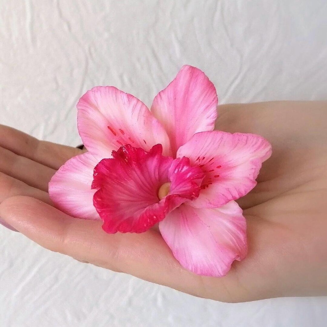 3d Orchid Flower Silicone Mold. Orchid Flower Food Grade Silicone Mold ...