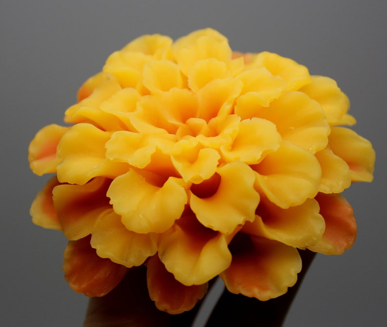 Marigold Silicone Mold. Garden Flower Silicone Mold. 3d Marigold Mold ...