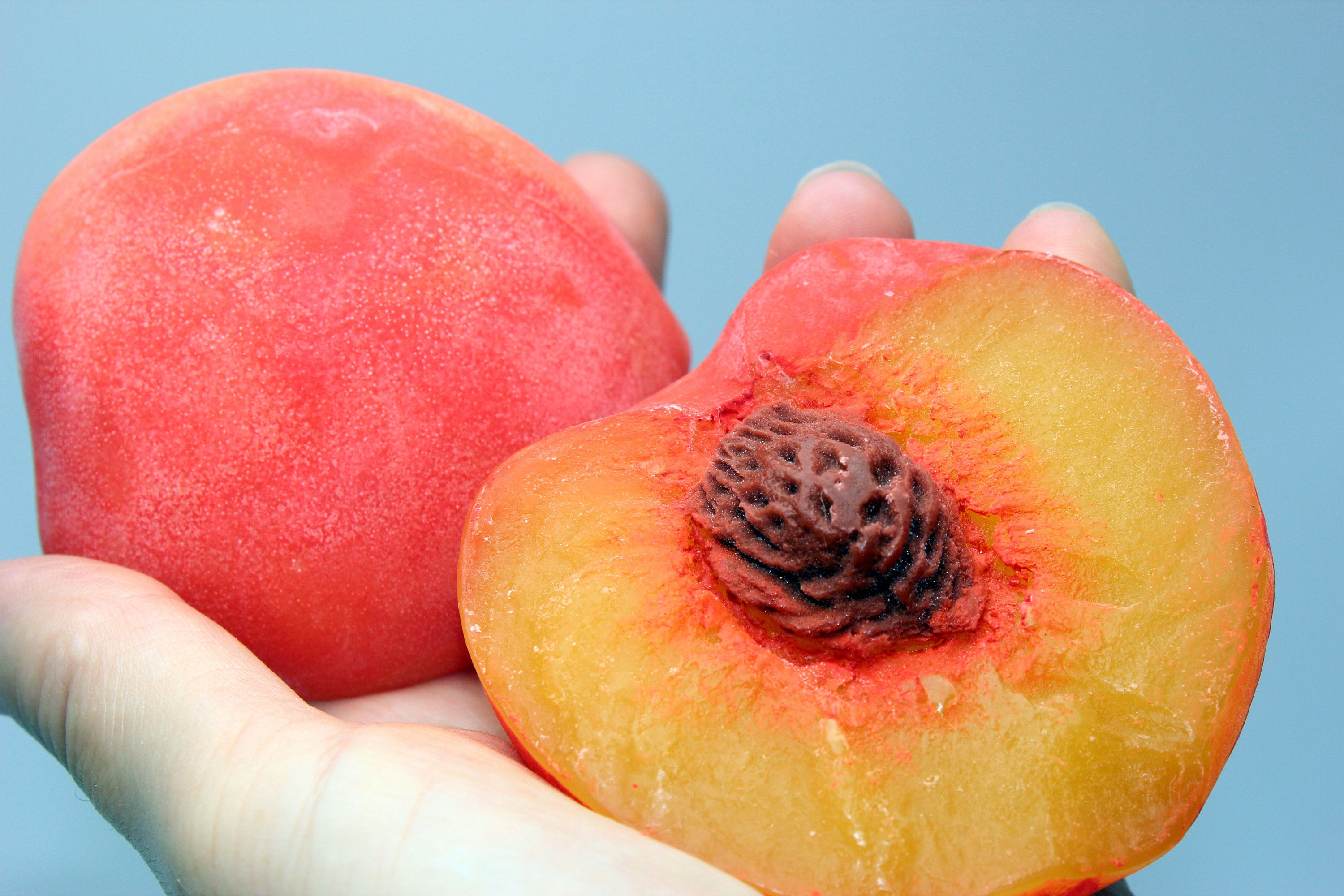 3d Peach silicone mold. Realistic peach mold. Wax Candles | Etsy