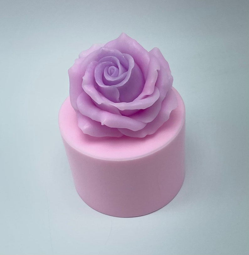 Large Rose Silicone Mold for Soap. Flower Silicone Mold. | Etsy
