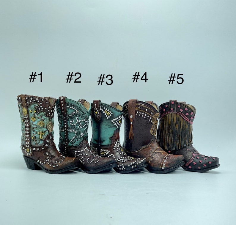 3d Western Cowgirl Boots Silicone Mold. Soap Epoxy Resin Wax Concrete ...