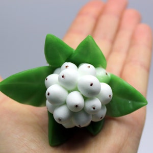 Snowberry Silicone Mold for Soap. Epoxy Resin Mold. Fake Snowberry Bush ...