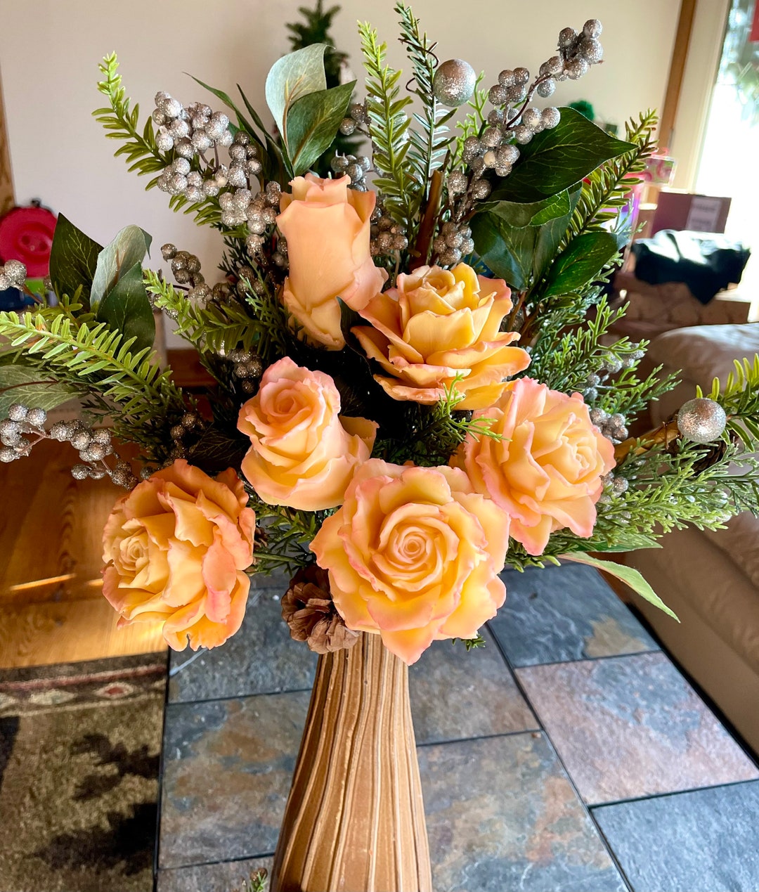 Large 3d Rose Set Silicone Molds. Realistic Flower Silicone Molds - Etsy