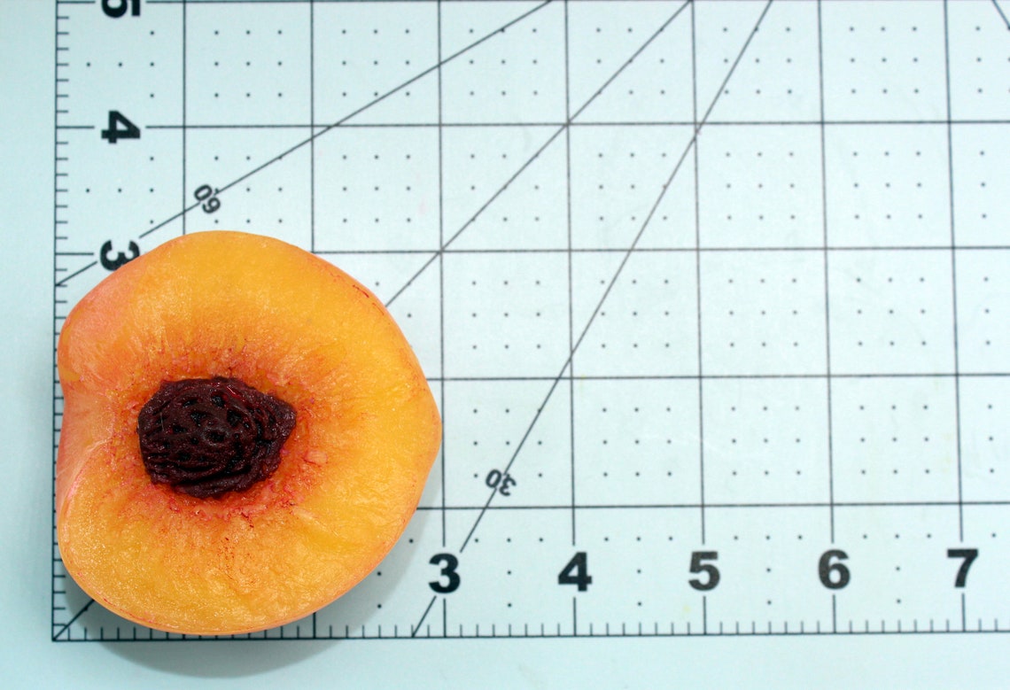 3d Peach silicone mold. Realistic peach mold. Wax Candles | Etsy