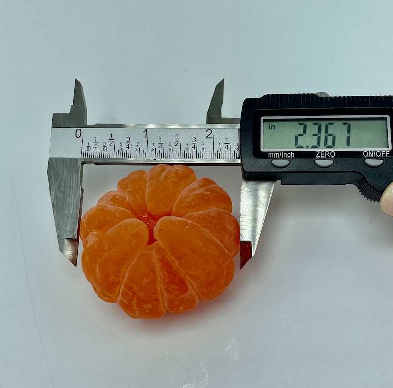 Whole Mandarin Silicone Mold. 3d Tangerine Mold. | Etsy